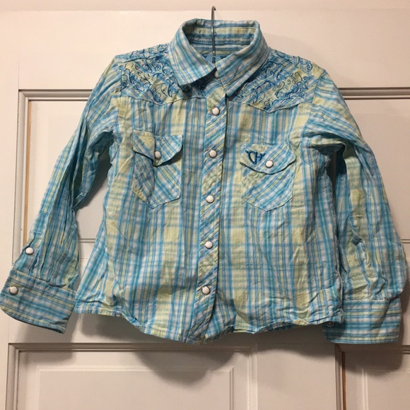 Cowgirl Hardware | Shirts & Tops | Cowgirl Hardware Button Up Western ...